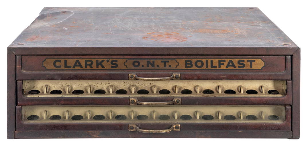 Clark’s O.n.t. Boilfast Mercerized Sewing And Spool Silk For Hand And ...