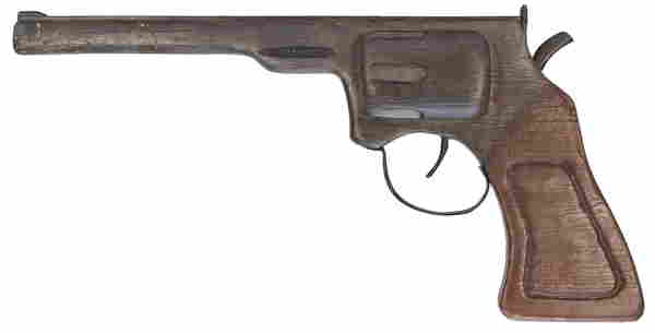 Large gun shop revolver trade sign. [N.p., ca. 1890s-1920s]. Hand ...