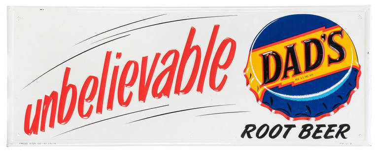 Dad’s Root Beer Sign. St. Louis: Press Sign Co., [ca. 1950s 1960s ...