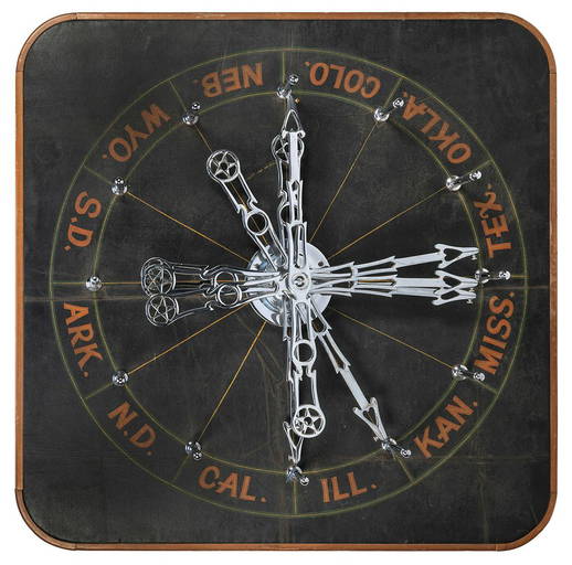 Six Arrow Spindle Game. Chicago: H.C Evans, ca. 1920. Spindle game with ...