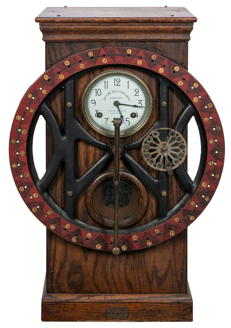 Dey Time Register Recording Clock. London: Dey Time Registers, [ca ...