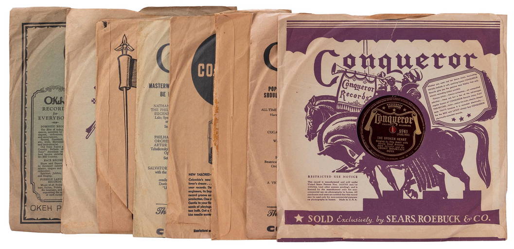 [JAZZ]. Collection of Jazz and Folk LP Records. 1920s-50s. ... (#0549 ...