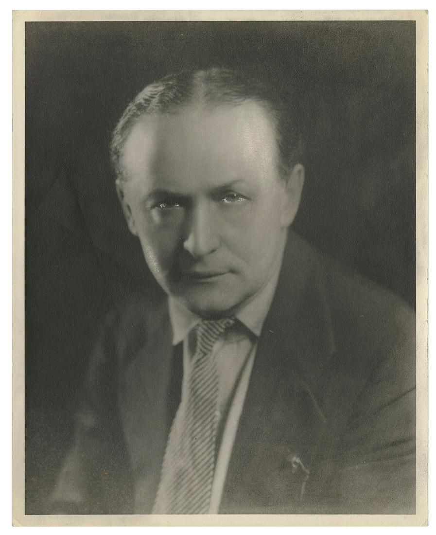 Houdini, Harry (erik Weisz, 1874 – 1926). Portrait Of Harry...