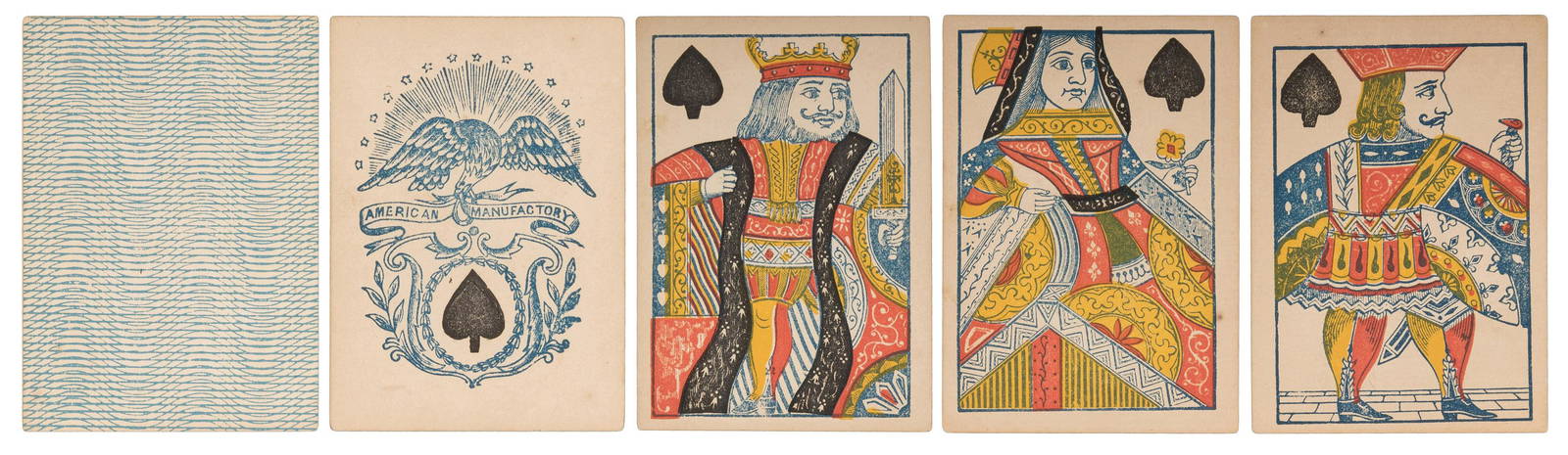 American Manufactory Faro Playing Cards. New York: Samuel H...