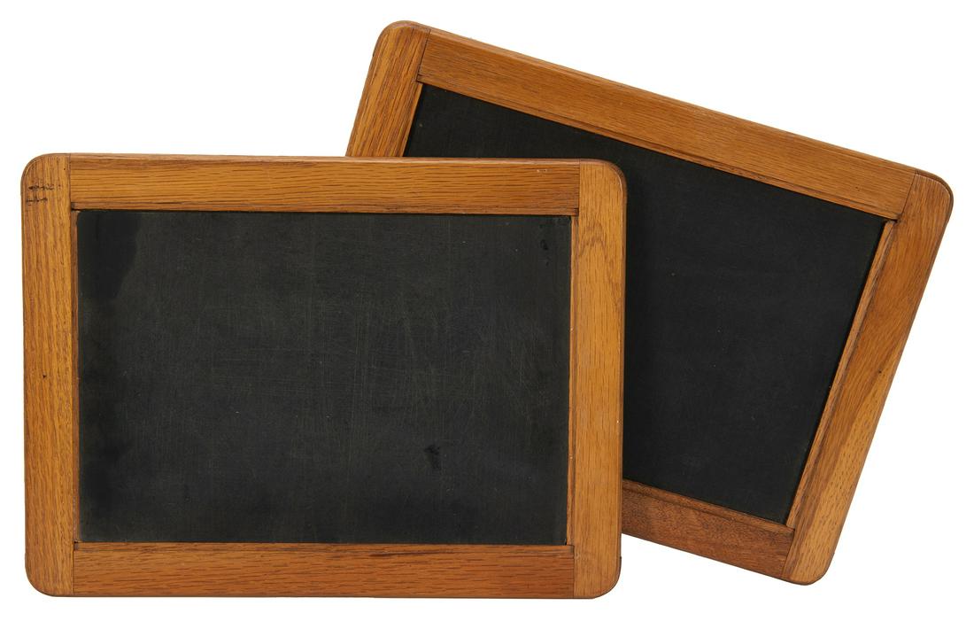 Spirit Slates. Birmingham: Walter Wandman, Ca. 1950. Set Of Two Slates ...