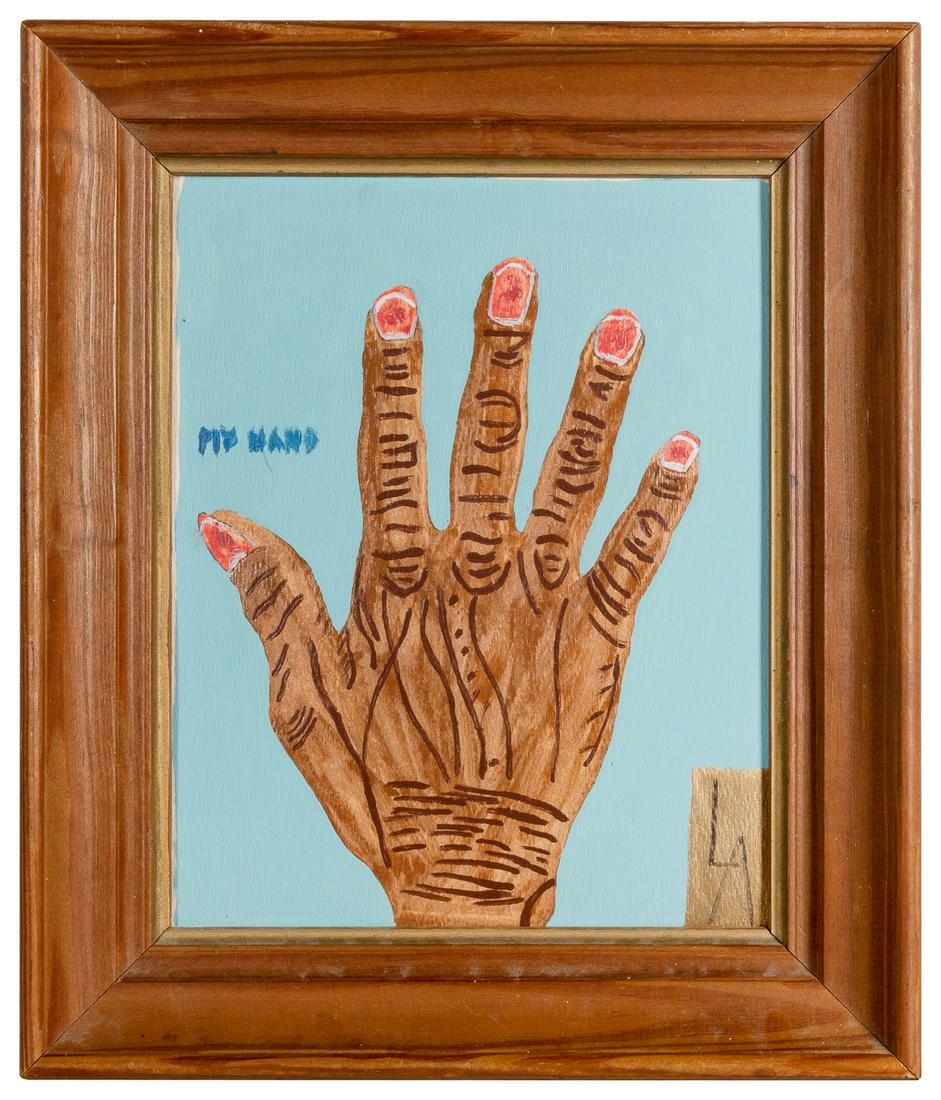 Almon, Leroy (american, 1938 1997). My Hand. [1990]. Acryli...