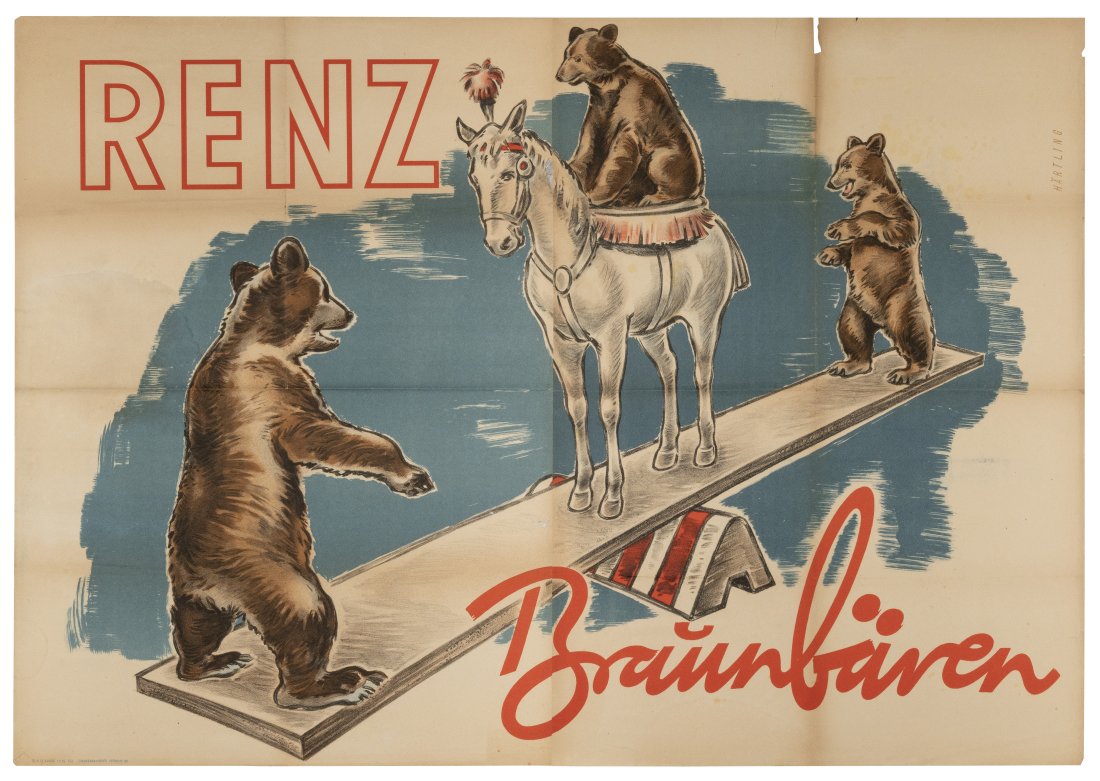 Renz Bruinbaren. Chemnitz: Zimmermanndruck, [ca. 1930s-1950... Auction