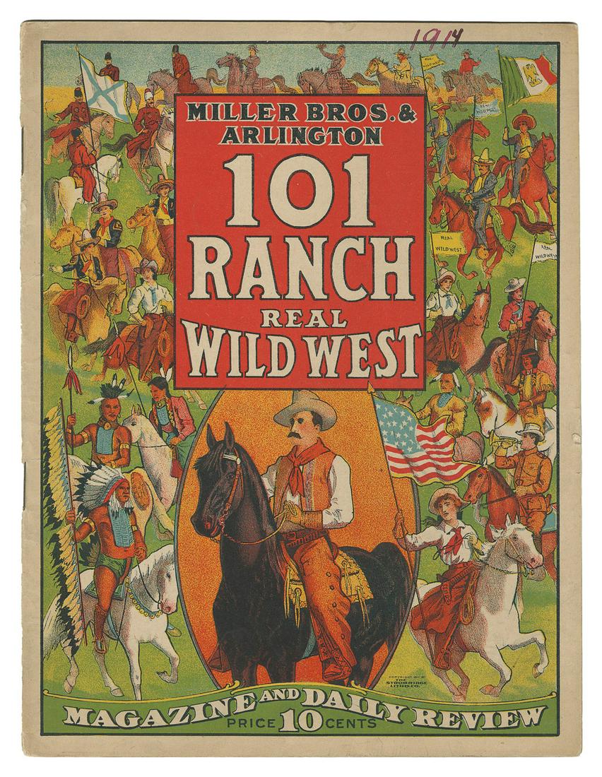 Miller Bros. & Arlington 101 Ranch Real Wild West. Magazine... Auction