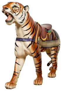 Dentzel Carved Carousel Tiger.