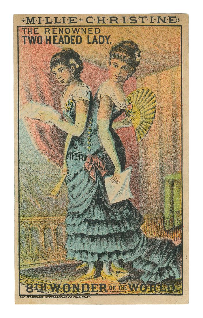 Millie–christine The Renowned Two Headed Lady. Cincinnati: ... Auction