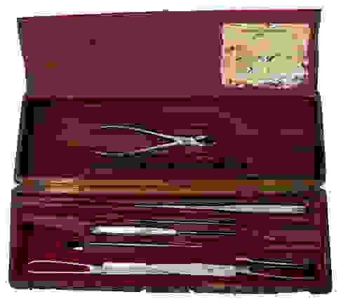 French Surgical Amputation Field Kit. 19th Century. Wooden ... Auction