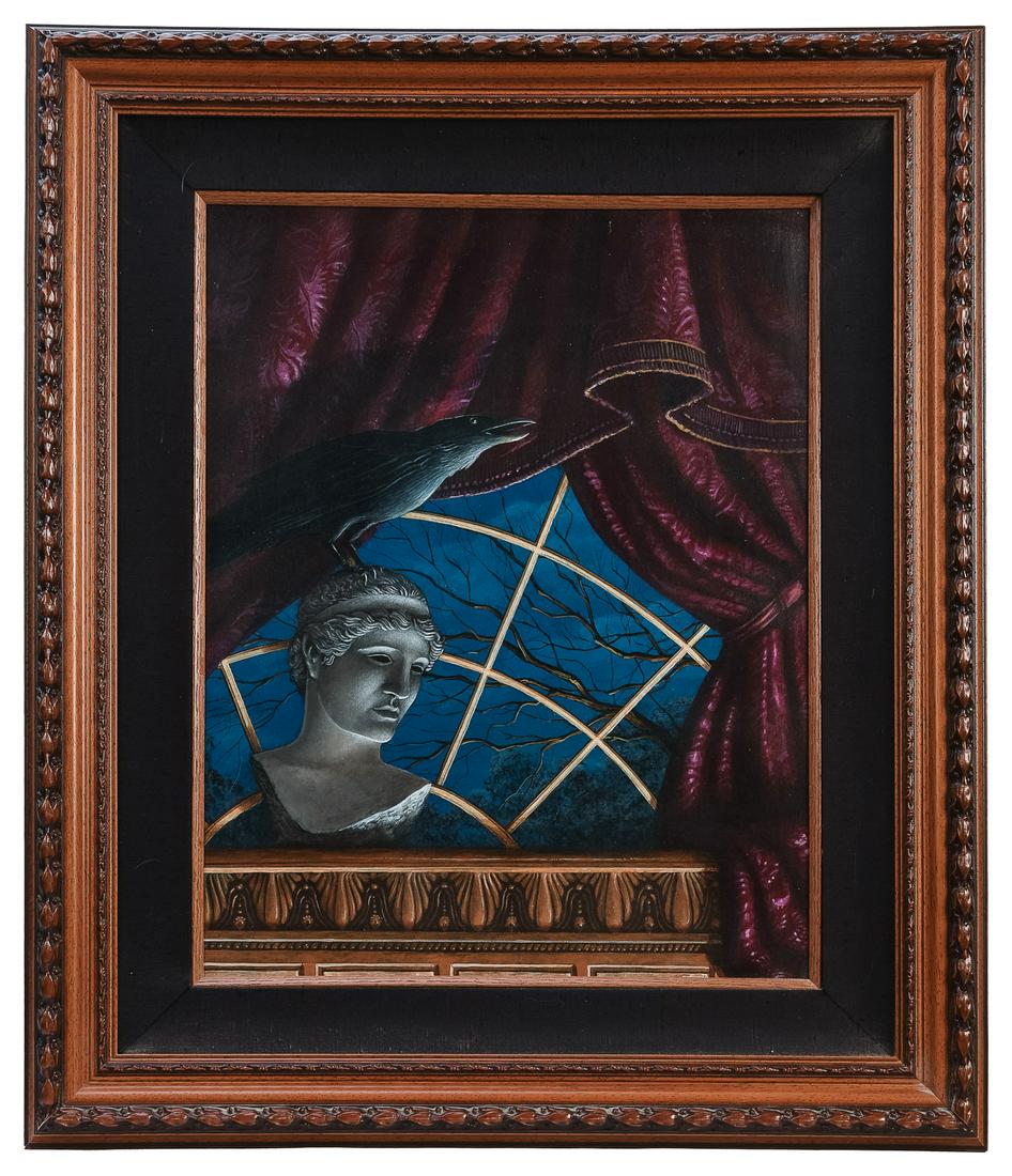 [illustration Art]. Parks, Phil. The Raven. Original Artwor... Auction