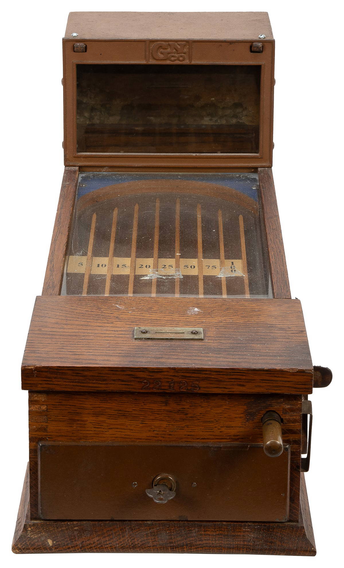 William Gent Mfg. 1 Cent Pinball Game Trade Stimulator. Cle... Auction