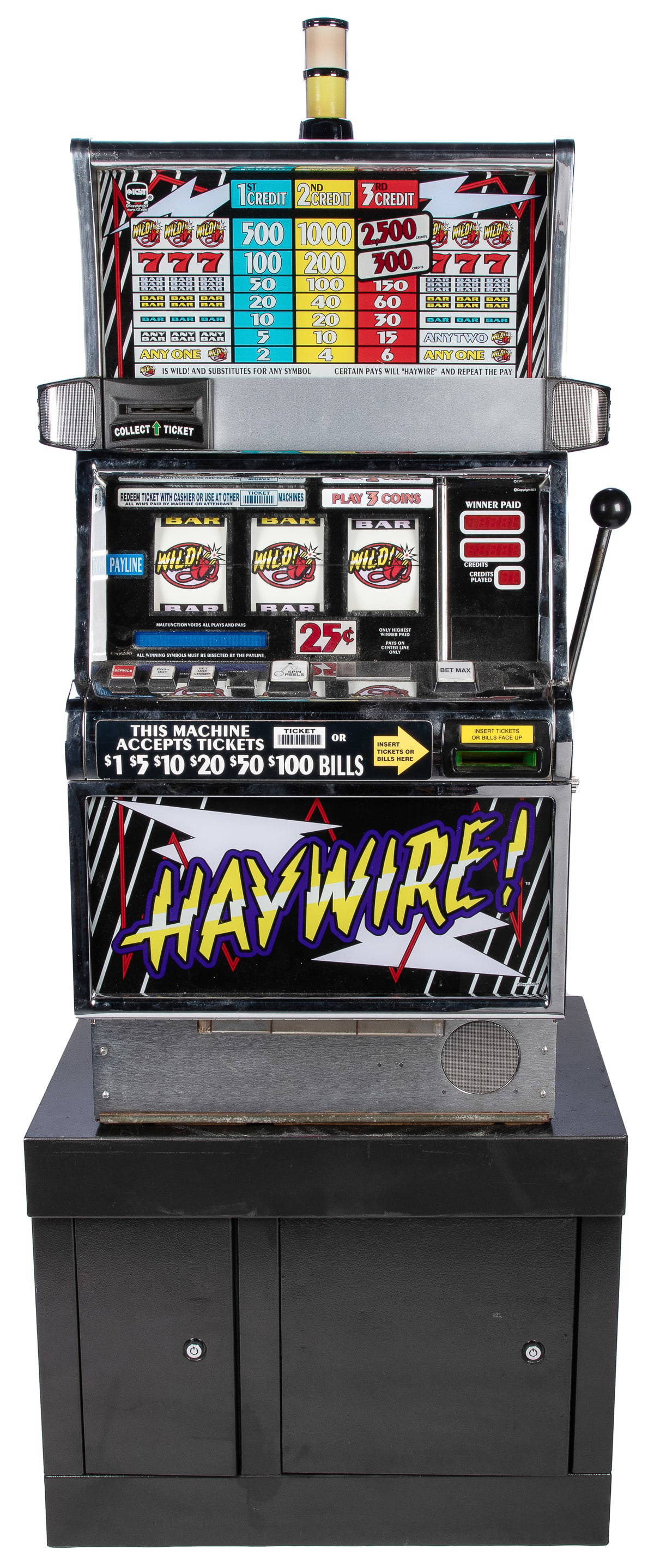 Igt 25 Cent Haywire! Slot Machine. Reno, Nv: International ... Auction