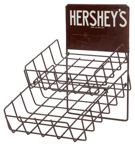 Hershey’s Chocolate Countertop Display Rack. American, Ca.