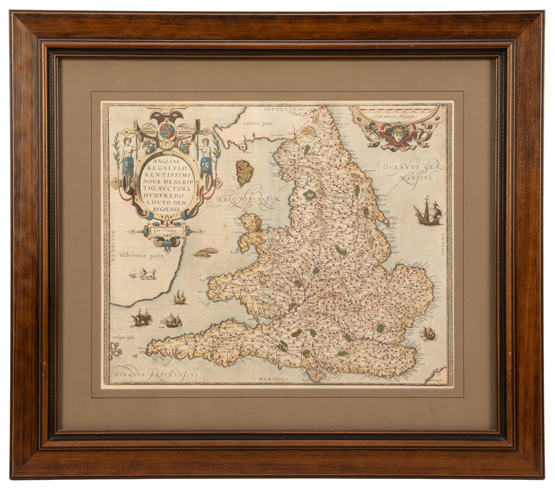 [maps]. Ortelius, Abraham (1527 1598). Angliae Regni Floren...