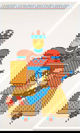 Hoffman, Gene (1933 2005). Winter Olympics / Discover Denver.