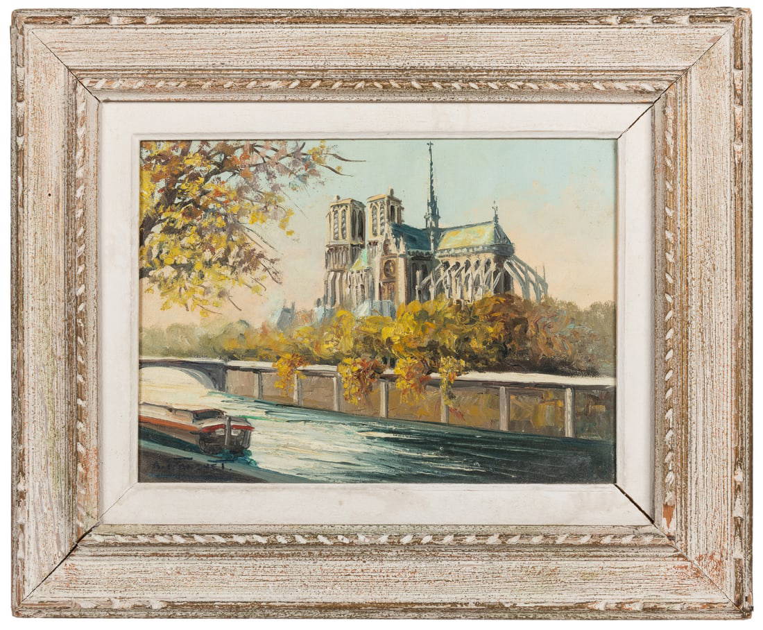 Franchet, Andre (french, 1896-1961). Notre Dame De Paris. [... Auction