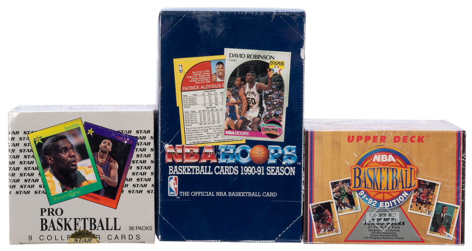 Group Of 3 Factory Sealed 1990s Basketball Cards Boxes. Inc... Auction