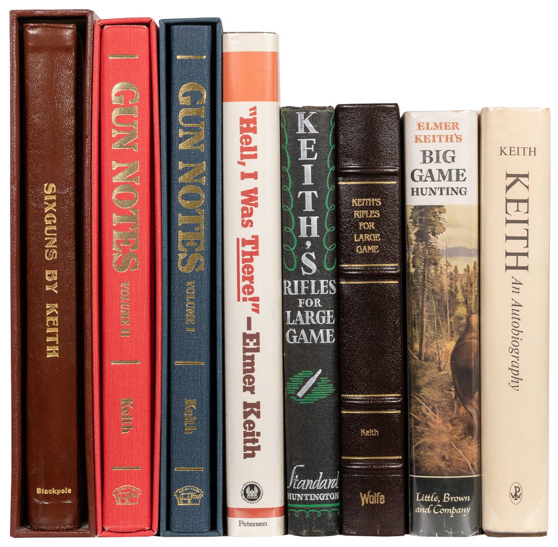 Keith, Elmer (1899-1984). A Group Of 8 Titles, Including: K... Auction