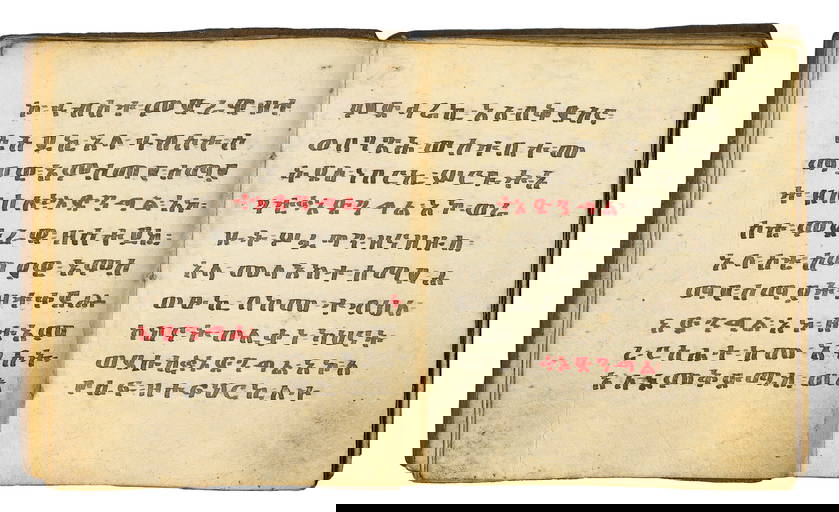 [ethiopian Coptic Manuscript]. Coptic Manuscript On Vellum,...