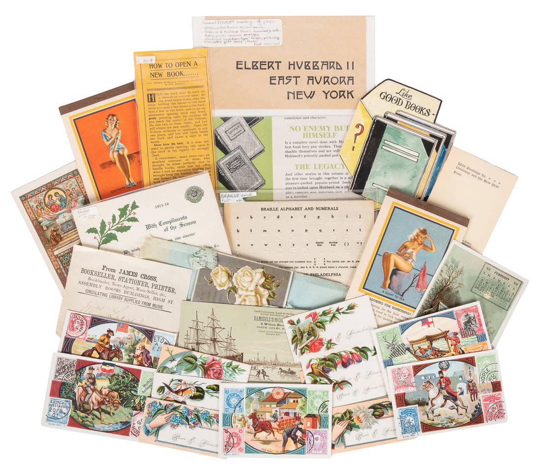 [lithography]. A Large Group Of Over 320 Lithographed Items... Auction