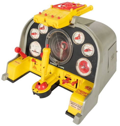 Ideal Jet Airplane Dashboard Toy. Plastic Battery Operated ...