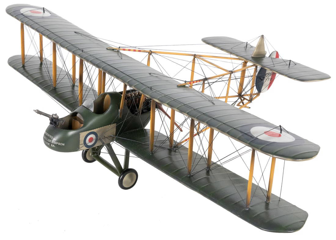 Thomas Gunn Miniatures “alfred Muller Simpson” Biplane Mode... Auction