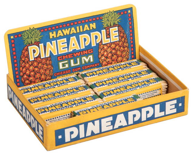 Chicago Gum Co. Hawaiian Pineapple Chewing Gum Lot. Chicago...
