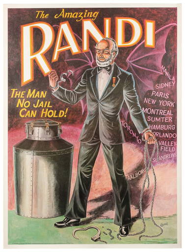 Randi, James (randall Zwinge, 1928 – 2020). The Amazing Ran...
