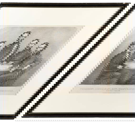 [currier & Ives]. [grant, Ulysses S. (1822 1885), And Linco...