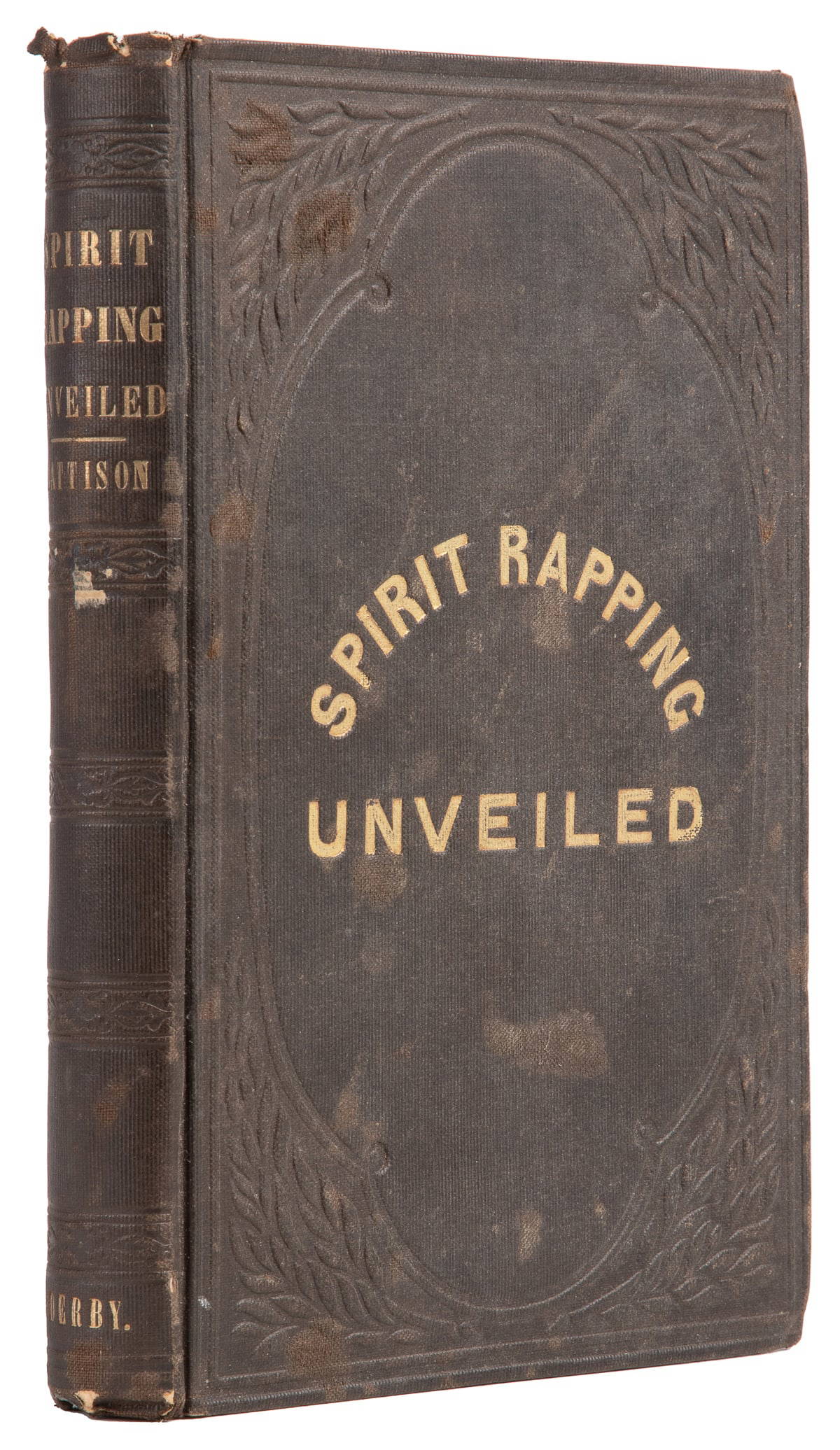 Mattison, H., Rev. Spirit-rapping Unveiled! An Expose Of Th... Auction