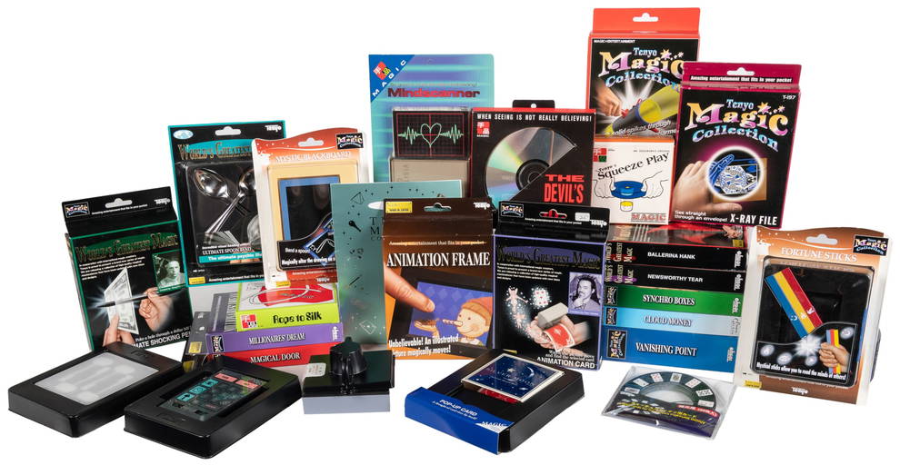 [tenyo]. Collection Of Tenyo Magic Tricks. 1970s – 2000s. A...