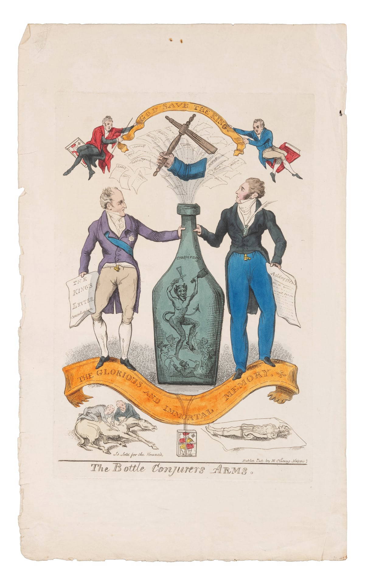 [bottle Conjurer]. The Bottle Conjurer’s Arms. Dublin: Mccl... Auction