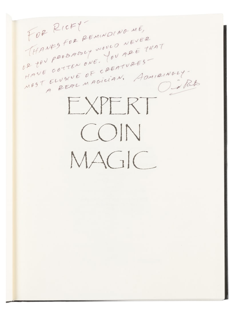 Kaufman, Richard (b. 1958). David Roth’s Expert Coin Magic.... Auction