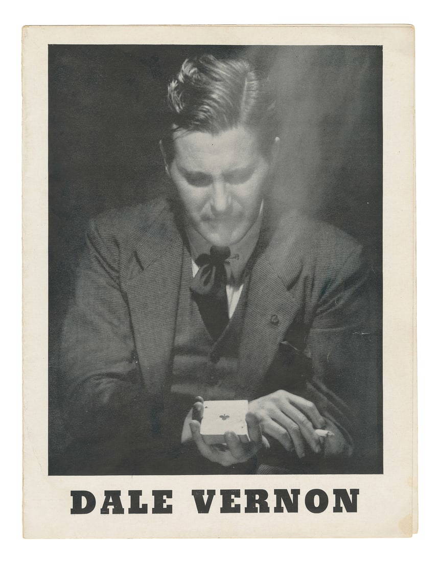 Vernon, Dai (david Verner, 1894 – 1992). Dale Vernon Bookin... Auction