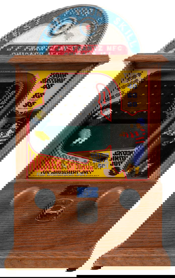 J.f. Frantz Kicker And Catcher 1 Cent Skill Game. Chicago, ... Auction