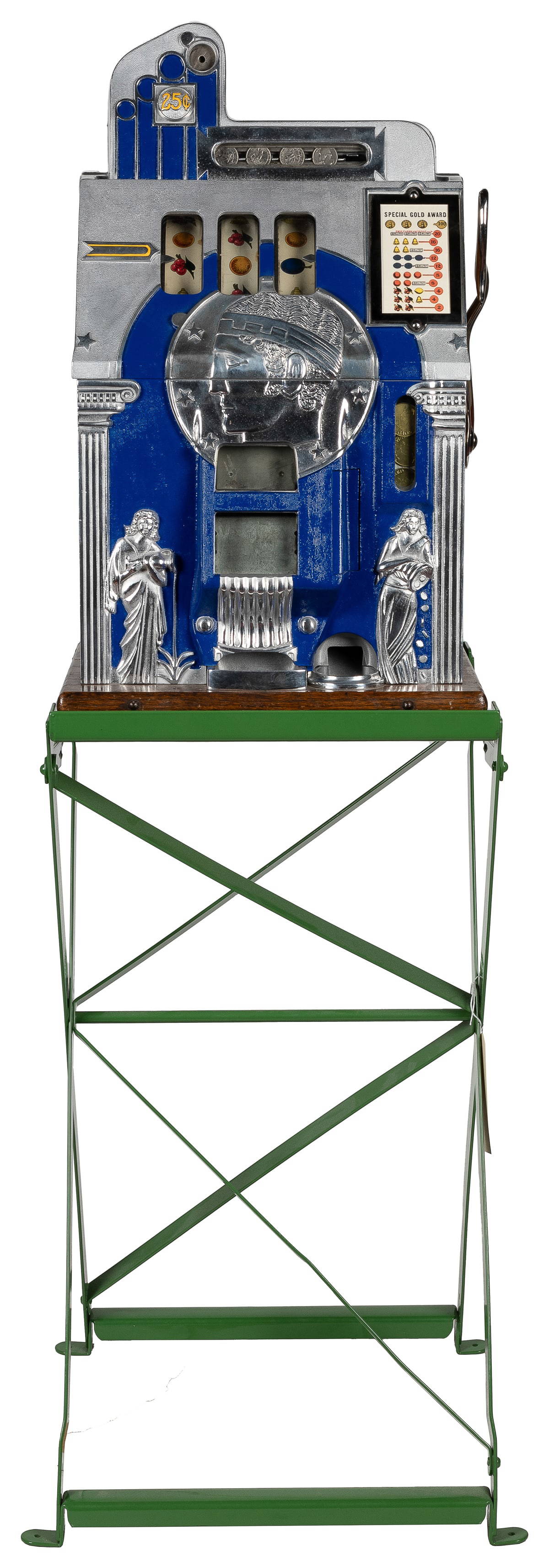 Mills 25 Cent “roman Head” Slot Machine. Chicago: Mills Nov... Auction