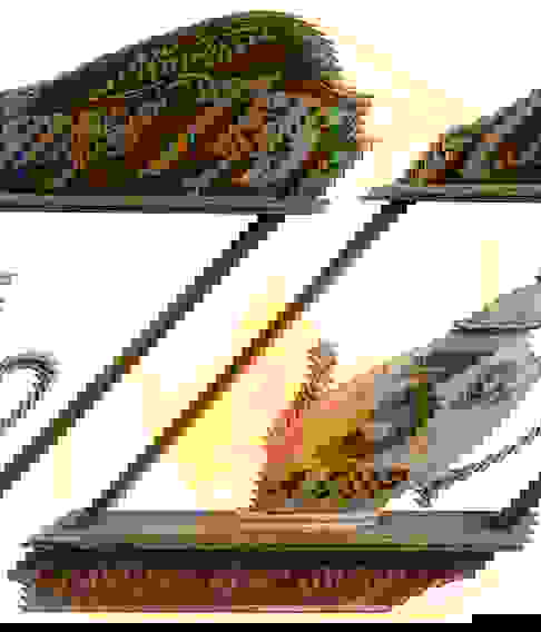 Finest China Teas Figural Painted Advertising Sign. English... Auction