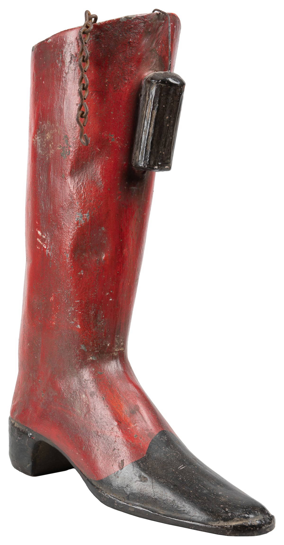 Figural Bootmaker’s Trade Sign. Circa 1900s. Handsome Compo... Auction