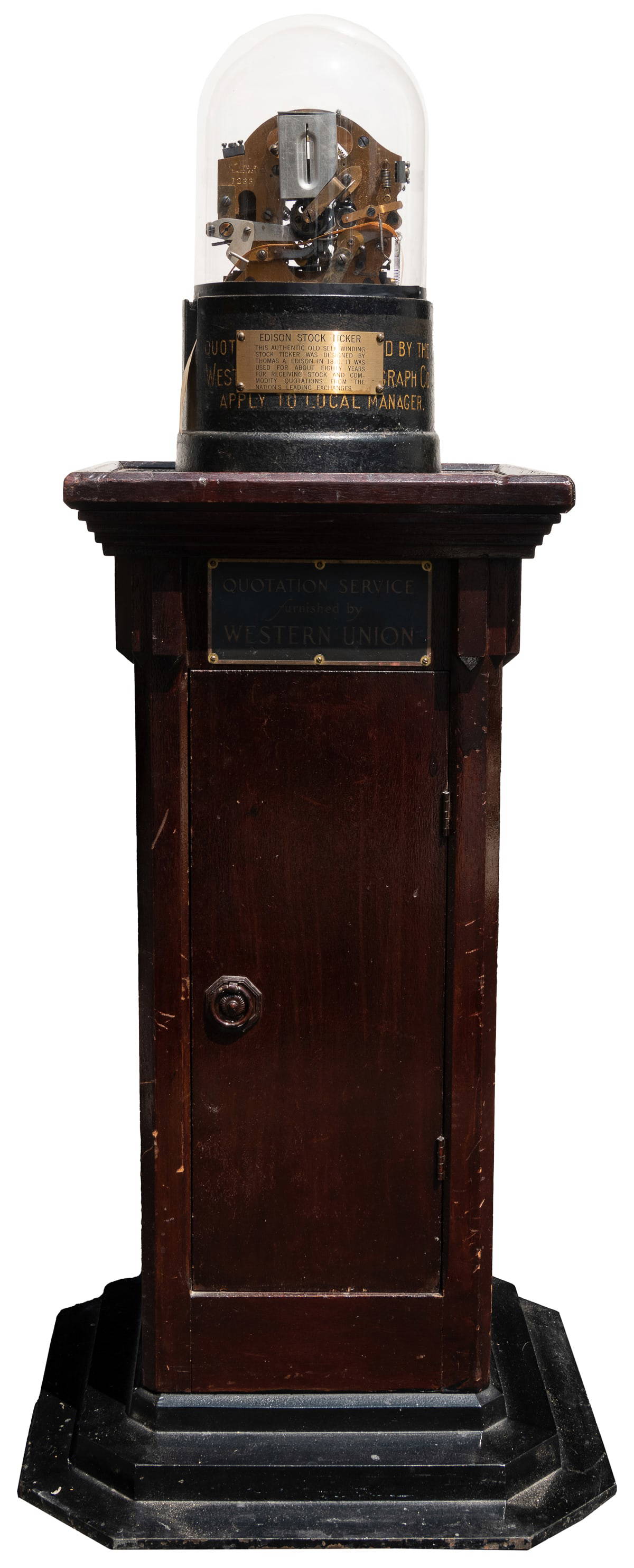 Edison Stock Ticker. T.a. Edison Inc., [ca. 1900]. Edison S... Auction