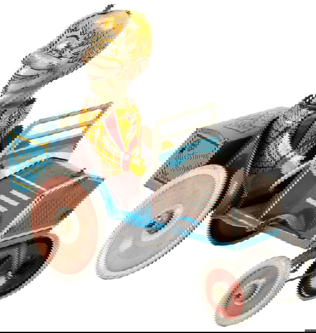 Mortimer Snerd Wind-up Toy Crazy Car. New York: Louis Marx ... Auction