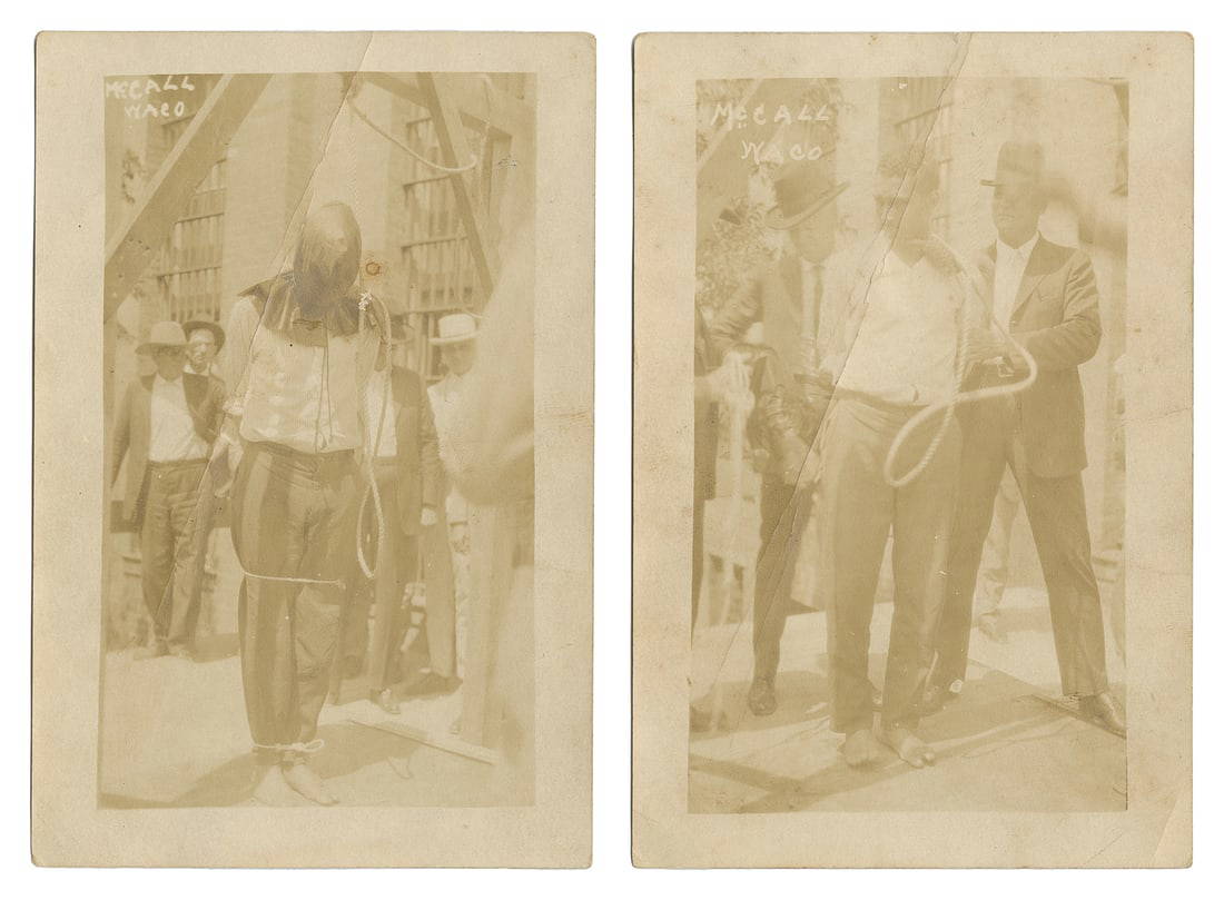 [mitchell, Roy, Subject]. Pair Of Souvenir Photographs Of T... Auction