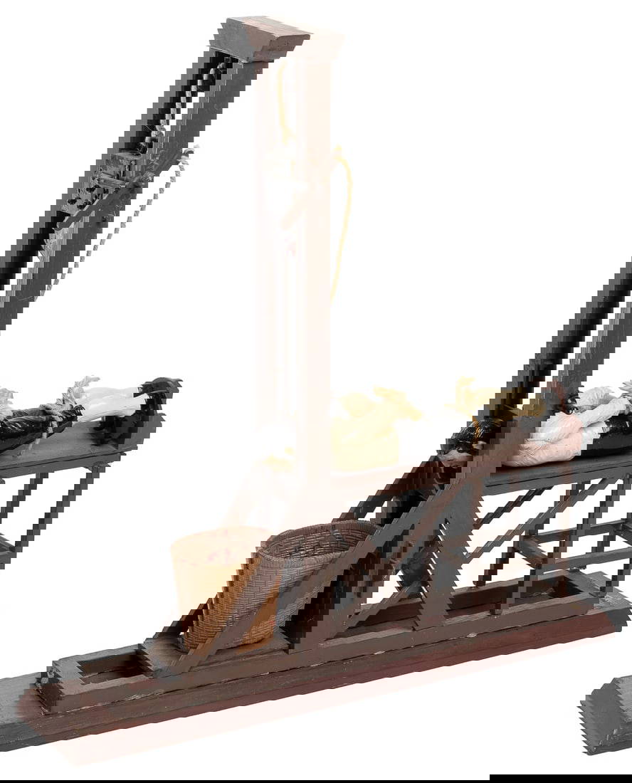 Aurora Chamber Of Horrors Guillotine Model. 1964. An Assemb... Auction