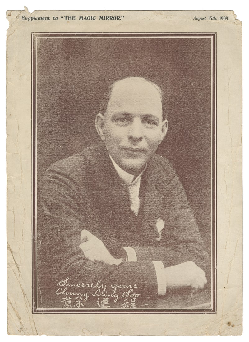 Chung Ling Soo (william E. Robinson, 1861 - 1918). Australi... - Jun 21 ...