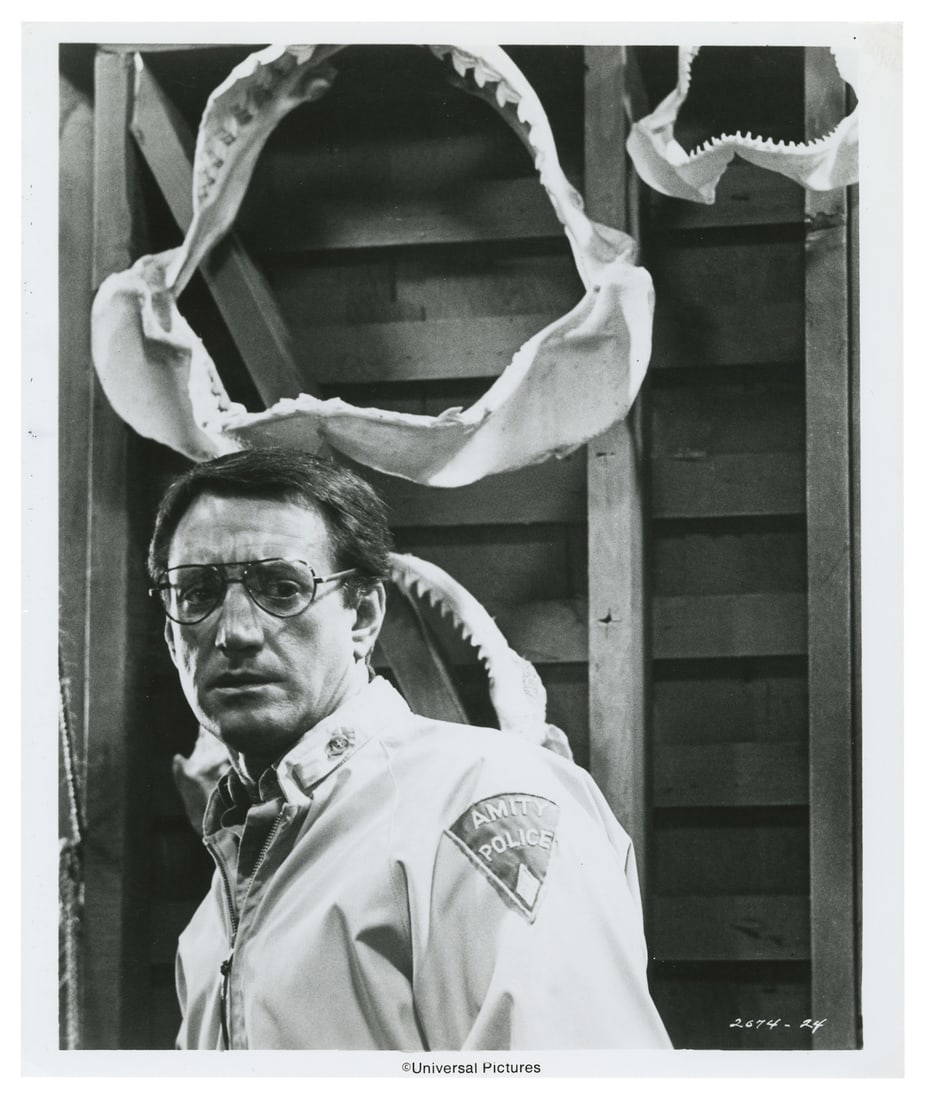 Jaws (universal, 1975) Group Of 9 Stills. Glossy Studio Sti... Auction