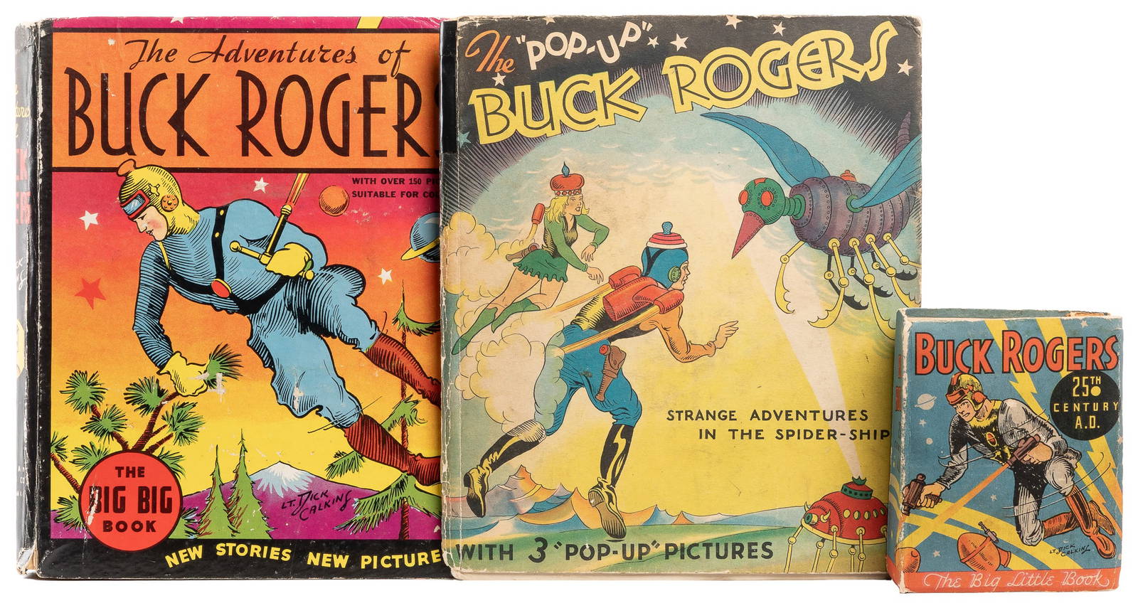 The Pop-up Buck Rogers. Chicago: Pleasure Books, 1935. Orig... Auction