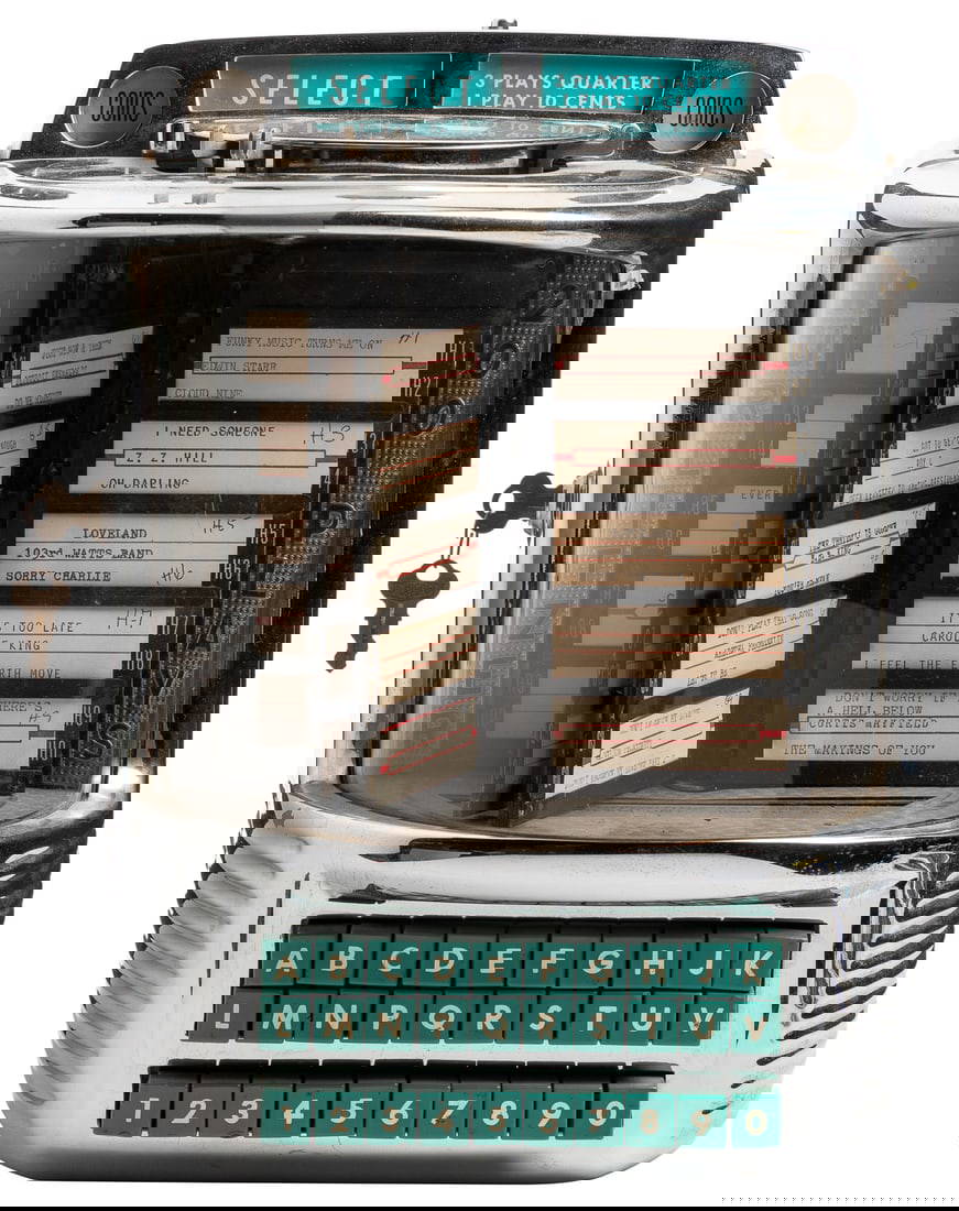 Wurlitzer Coin-operated Jukebox Remote Selector. Circa 1950... Auction