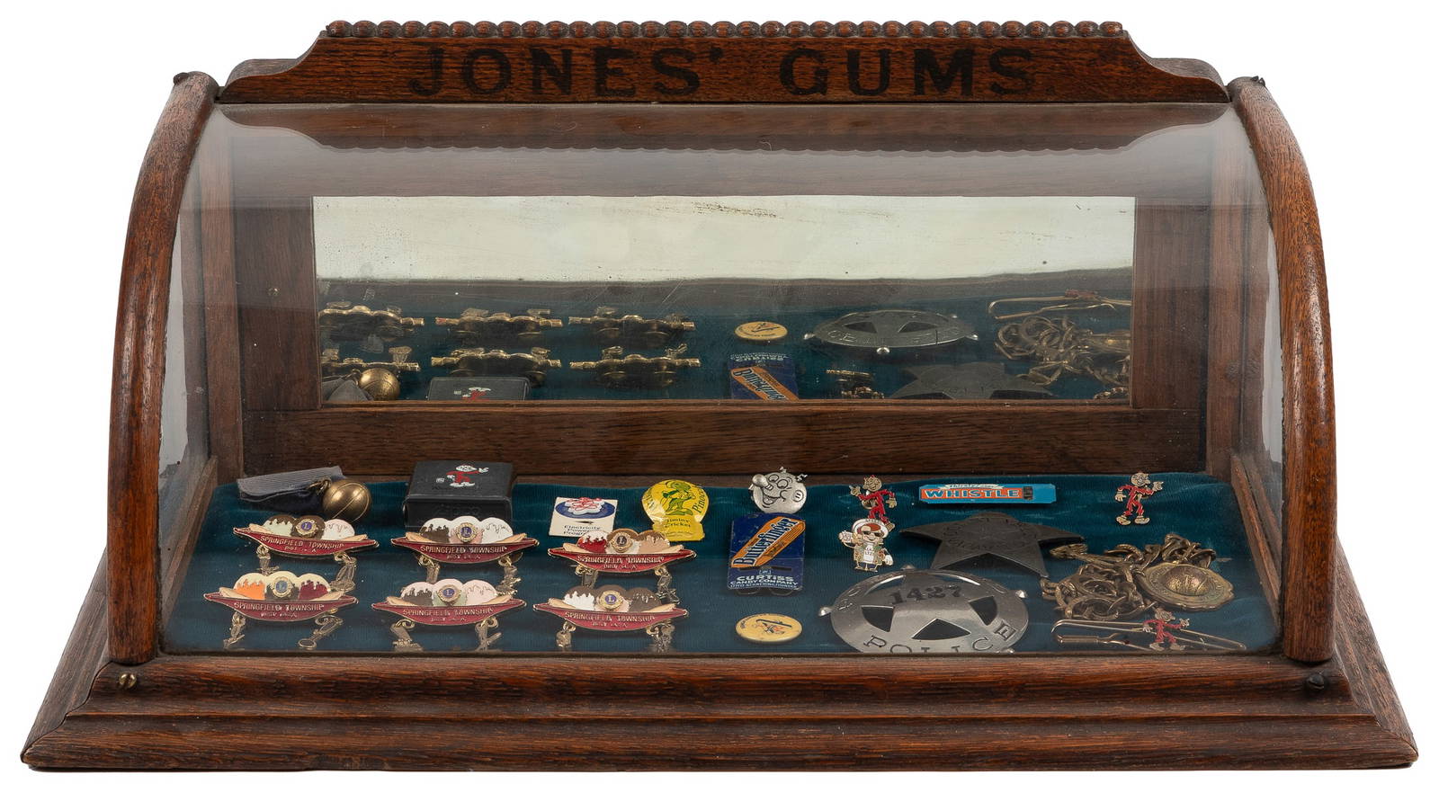 Jones’ Gums Country Store Display Case. Early 20th Century.... Auction