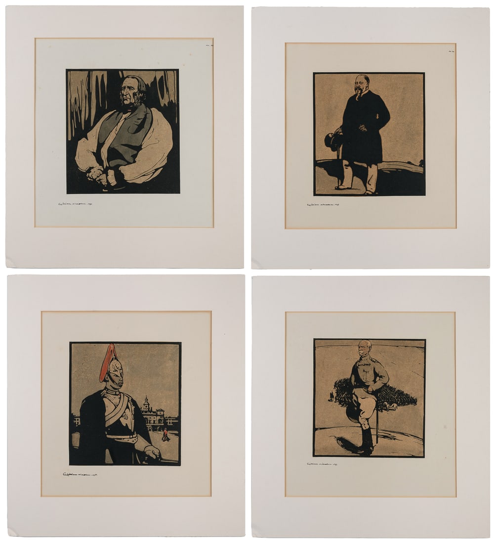 Nicholson, William (1872-1949). Group Of Four Signed, Hand-... - Sep 04 ...